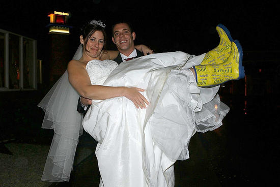 Andy Holtom 31 His Bride Sarah Editorial Stock Photo - Stock Image ...