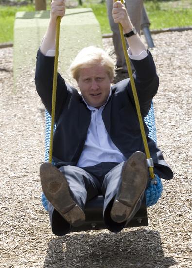 Boris Johnson Trying Out Zip Wire Editorial Stock Photo - Stock Image ...