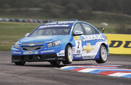 Jason Plato Racing Silverline Chevrolet Driving Editorial Stock Photo ...