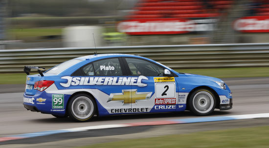 Jason Plato Racing Silverline Chevrolet Driving Editorial Stock Photo ...
