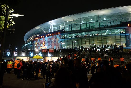 Ground View Emirates Stadium Night Efl Editorial Stock Photo - Stock ...