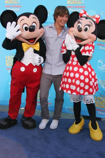 Mickey Mouse Zac Efron Minnie Mouse Editorial Stock Photo - Stock Image ...