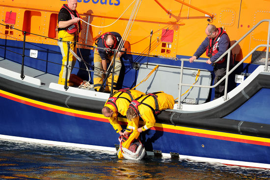 Rnli Lifeboat Ernest Mabel Demonstrate Rescuing Editorial Stock Photo - Stock Image | Shutterstock