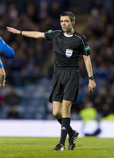 Referee Kevin Clancy During Spfl Ladbrokes Editorial Stock Photo ...