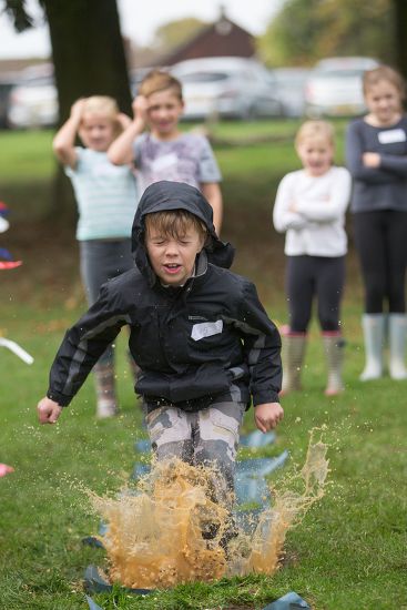 Child Takes Part World Puddle Jumping Editorial Stock Photo - Stock ...