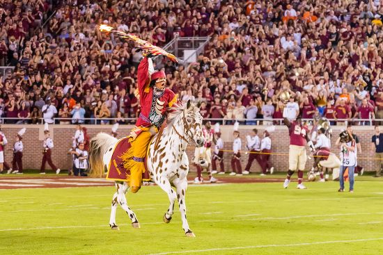 Florida State Mascot Chief Osceola On Editorial Stock Photo - Stock ...