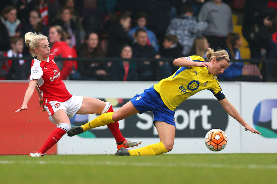 Chloe Kelly Arsenal Tangles Leandra Little Editorial Stock Photo ...