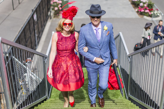 Dapper Couple Well Dressed Arrived They Editorial Stock Photo - Stock ...
