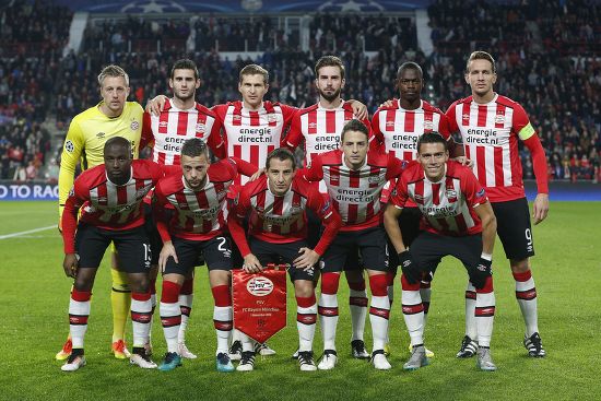 Top Row Lr Remko Pasveer Psv Editorial Stock Photo - Stock Image ...