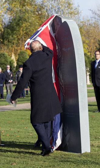 Prince Philip Unveils Memorial Finds Flag Editorial Stock Photo - Stock ...