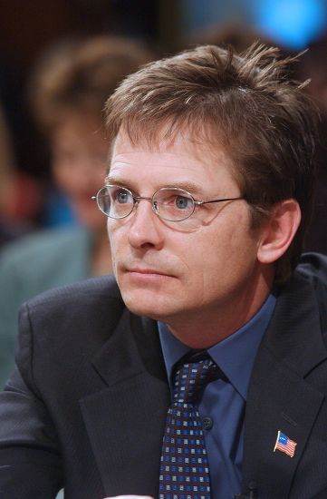 Michael J Fox Testifies During United Editorial Stock Photo - Stock ...