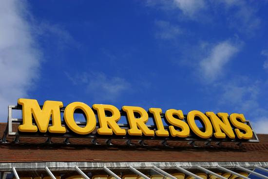 Morrisons Supermarket Sign Weymouth Dorset England Editorial Stock ...