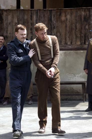 Scene Robert Whitelock Laurence Fox Colditz Editorial Stock Photo ...