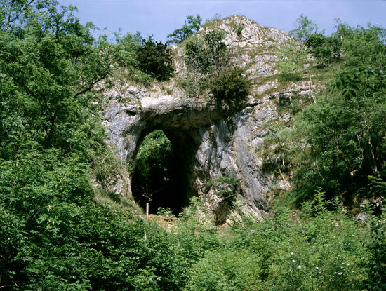 Rock Arch Before Reynards Cave Dovedale Editorial Stock Photo - Stock ...
