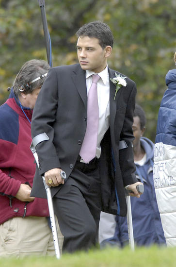 Ryan Thomas On Crutches Who Plays Editorial Stock Photo - Stock Image ...