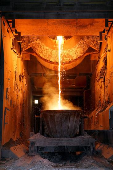 Slag Strained Off Steel Melt Steel Editorial Stock Photo - Stock Image ...