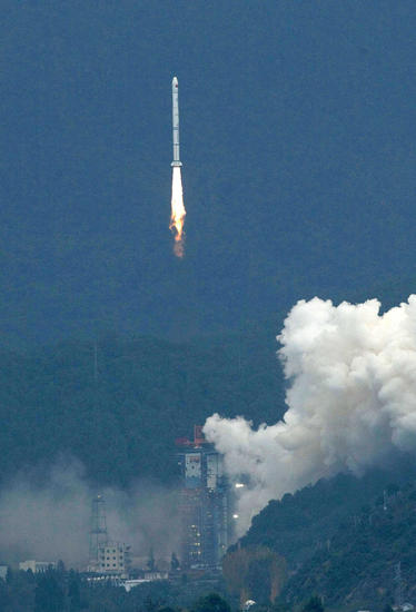 Long March 3a Rocket Carrying Chinas Editorial Stock Photo - Stock ...