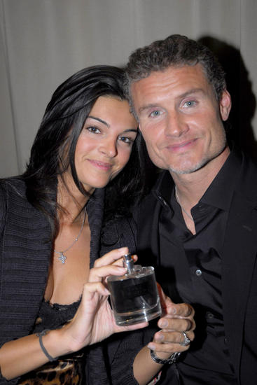 David Coulthard Girlfriend Karen Minier Promoting Editorial Stock Photo ...