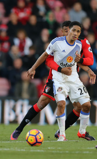 Joshua King Bournemouth Steven Pienaar Sunderland Editorial Stock Photo ...