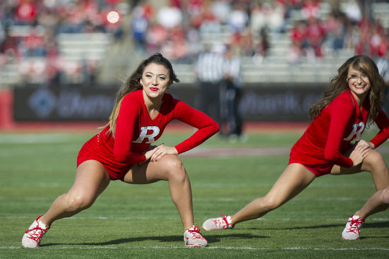 Rutgers Scarlet Knights Dance Team Performs Editorial Stock Photo ...
