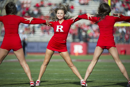 Rutgers Scarlet Knights Dance Team Performs Editorial Stock Photo ...