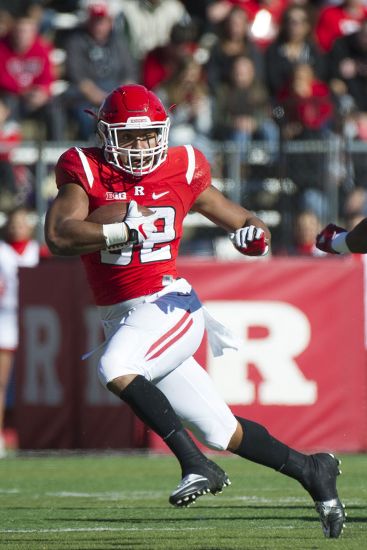 Rutgers Scarlet Knights Running Back Justin Editorial Stock Photo ...
