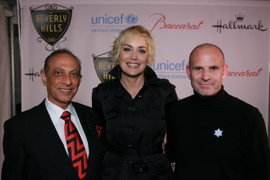 Bh Mayor Jimmy Delshad Sharon Stone Editorial Stock Photo - Stock Image ...