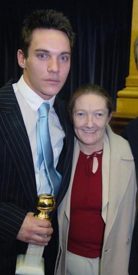 File Jonathan Rhys Meyers Mother Geraldine Editorial Stock Photo ...