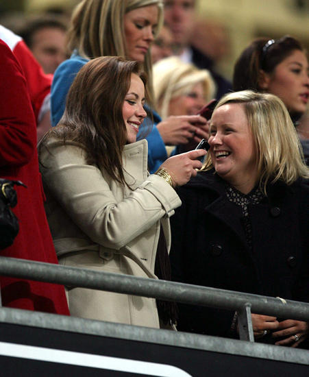 Charlotte Church Watches Gavin Hensons Game Editorial Stock Photo ...