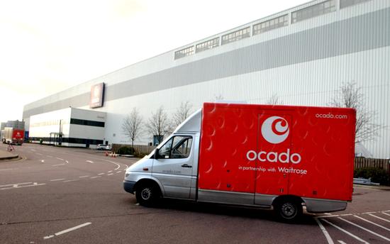 Ocado Warehouse Hatfield Hertfordshire Britain Editorial Stock Photo ...
