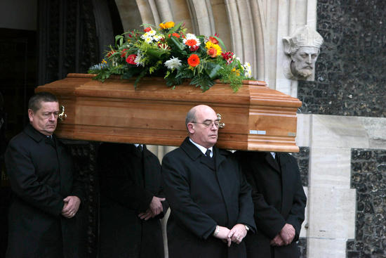 Pallbearers Carry Meredith Kerchers Coffin Editorial Stock Photo ...