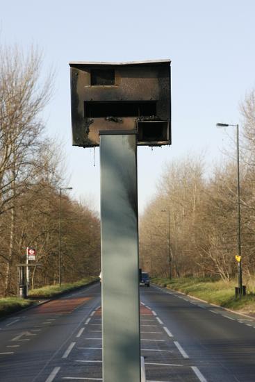 Burnt Out Gatso Speed Camera Editorial Stock Photo - Stock Image ...