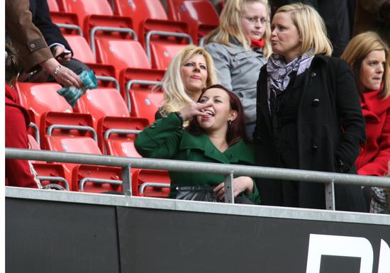 Charlotte Church Wives Wales Players Watches Editorial Stock Photo ...