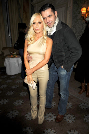 Donatella Versace Roland Mouret Editorial Stock Photo - Stock Image ...