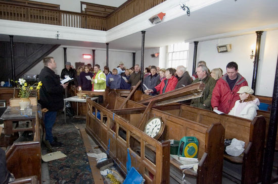 Pastor Lewis Rees Conducts His Service Editorial Stock Photo - Stock ...