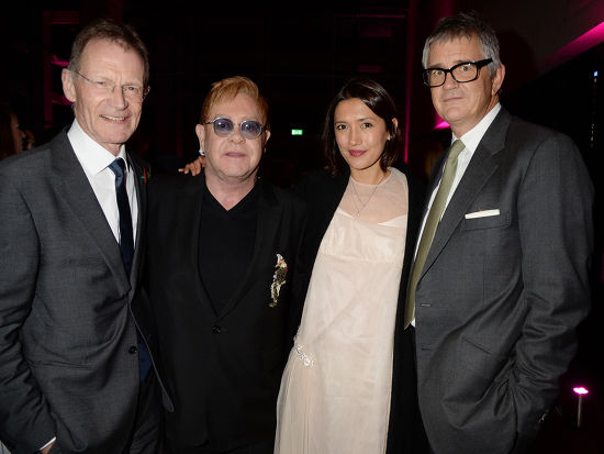 Sir Nicholas Serota Sir Elton John Editorial Stock Photo - Stock Image ...