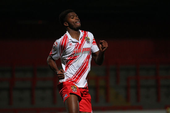 Rowan Liburd Stevenage Scores Third Goal Editorial Stock Photo - Stock ...