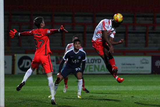 Rowan Liburd Stevenage Scores Fourth Goal Editorial Stock Photo - Stock ...