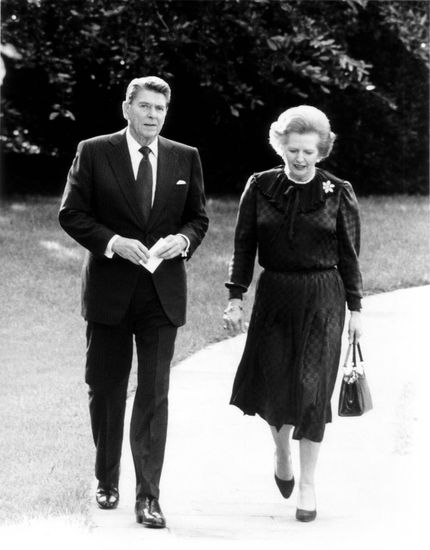 Ronald Reagan Margaret Thatcher Editorial Stock Photo - Stock Image ...