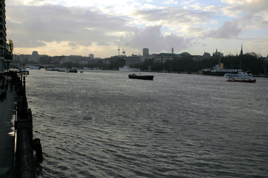 Very High Tide River Thames Blackfriars Editorial Stock Photo - Stock ...