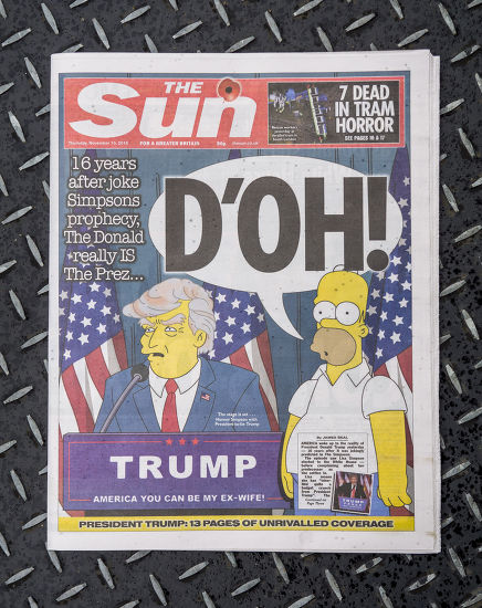 Sun Newspaper Front Page Editorial Stock Photo - Stock Image | Shutterstock