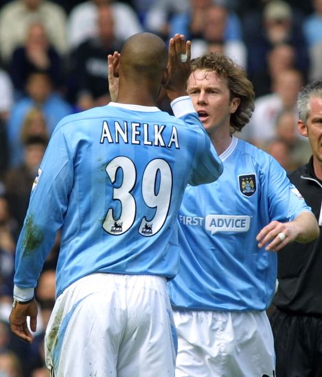 Nicholas Anelka Man City Celebrates His Editorial Stock Photo - Stock ...