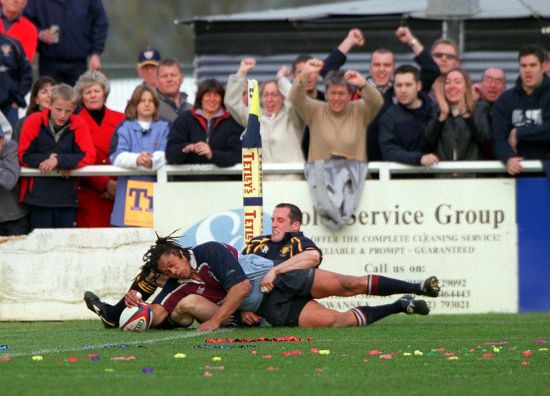 Mike Umaga Scores Try Rotherham Worcester Editorial Stock Photo - Stock ...