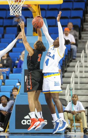 Uclas Ashley Hearn 4 Blocks Shot Editorial Stock Photo - Stock Image ...