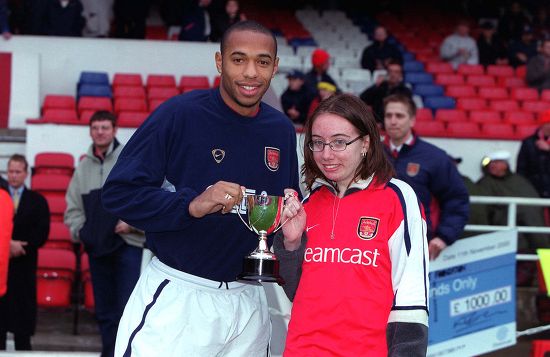 Thierry Henry Recieves Player Month Award Editorial Stock Photo - Stock ...