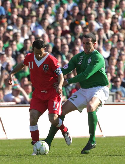 Ryan Giggs Wales John Oshea Ireland Editorial Stock Photo - Stock Image ...
