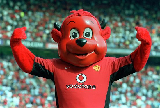 Fred Red Manchester United Mascot Manchester Editorial Stock Photo ...
