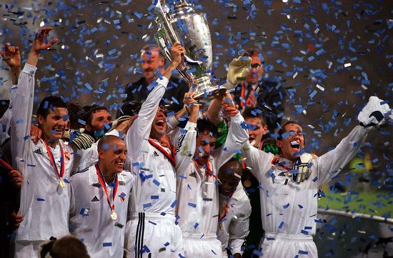 Real Players Lift European Cup Real Editorial Stock Photo - Stock Image ...