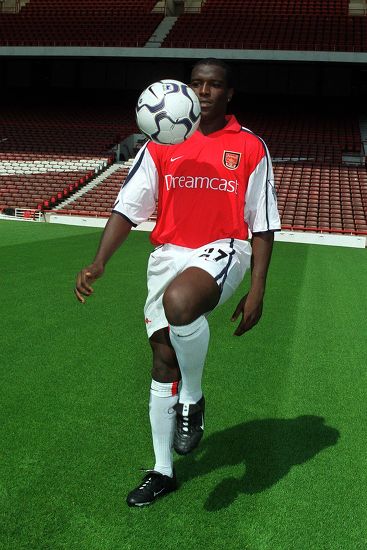 Christopher Wreh Arsenal Photocall 11800 Great Editorial Stock Photo ...