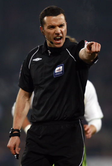 Football Referee D Whitestone Cocacola Championship Editorial Stock ...